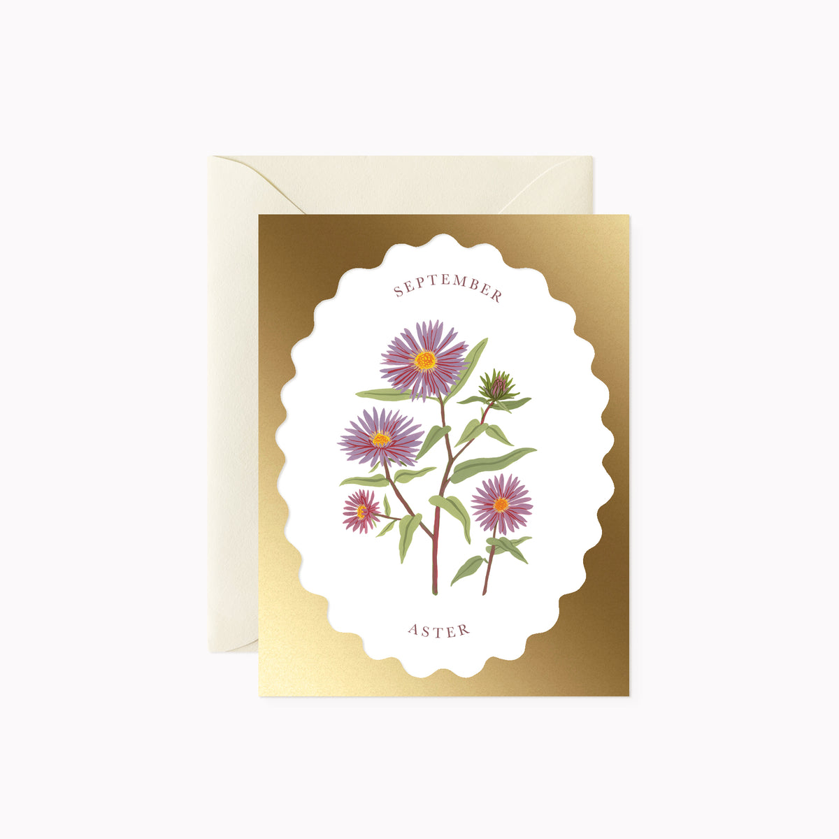 BIRTH MONTH FLOWER | SEPTEMBER | greeting card – Botanica Paper Co.®