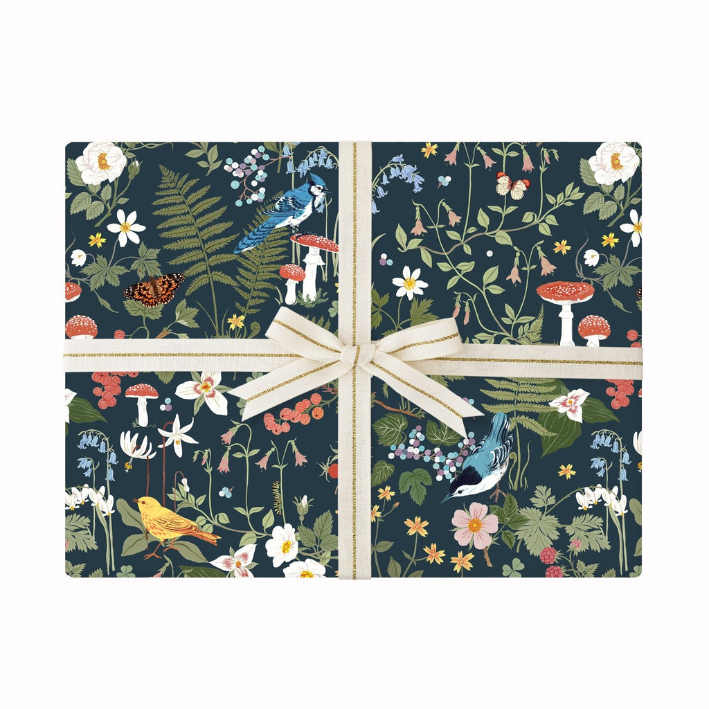 WOODLAND | Double Sided Wrapping Paper – Botanica Paper Co.®