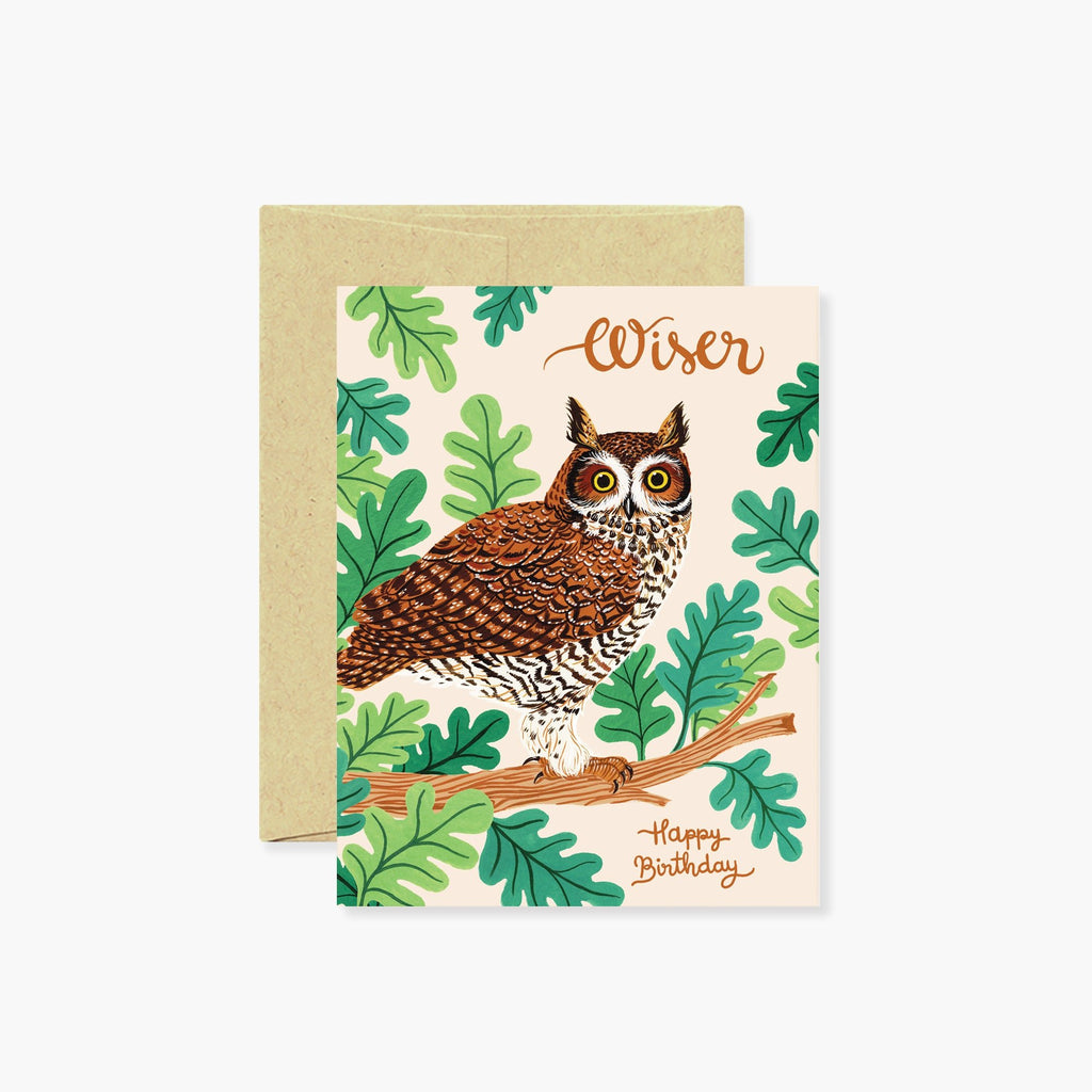 OWL Birthday Card – Botanica Paper Co.®