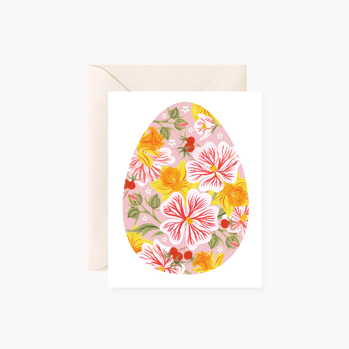 BLUSH EASTER EGG | greeting card – Botanica Paper Co.®
