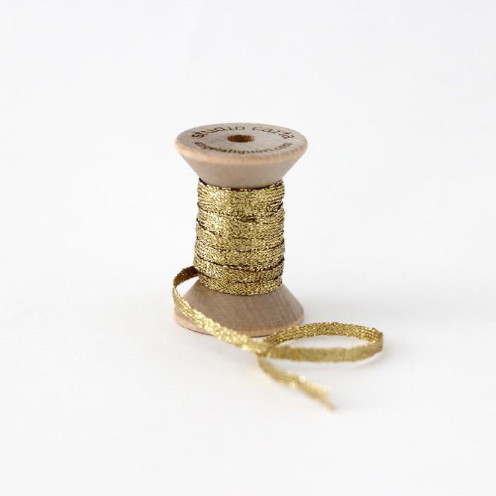 METALLIC BRAIDED RIBBON | gold – Botanica Paper Co